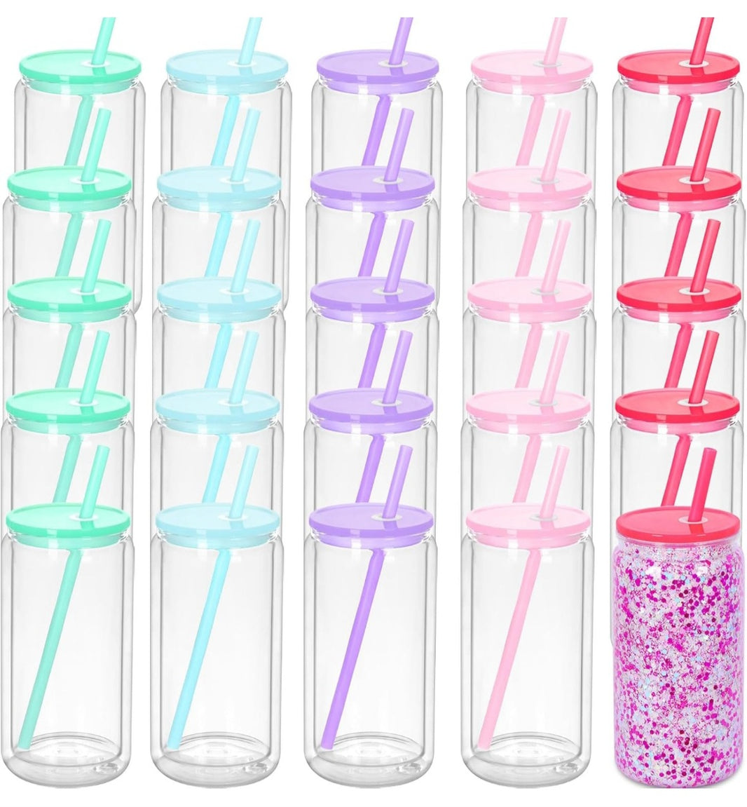 16oz Glass Cup – Divine Customs