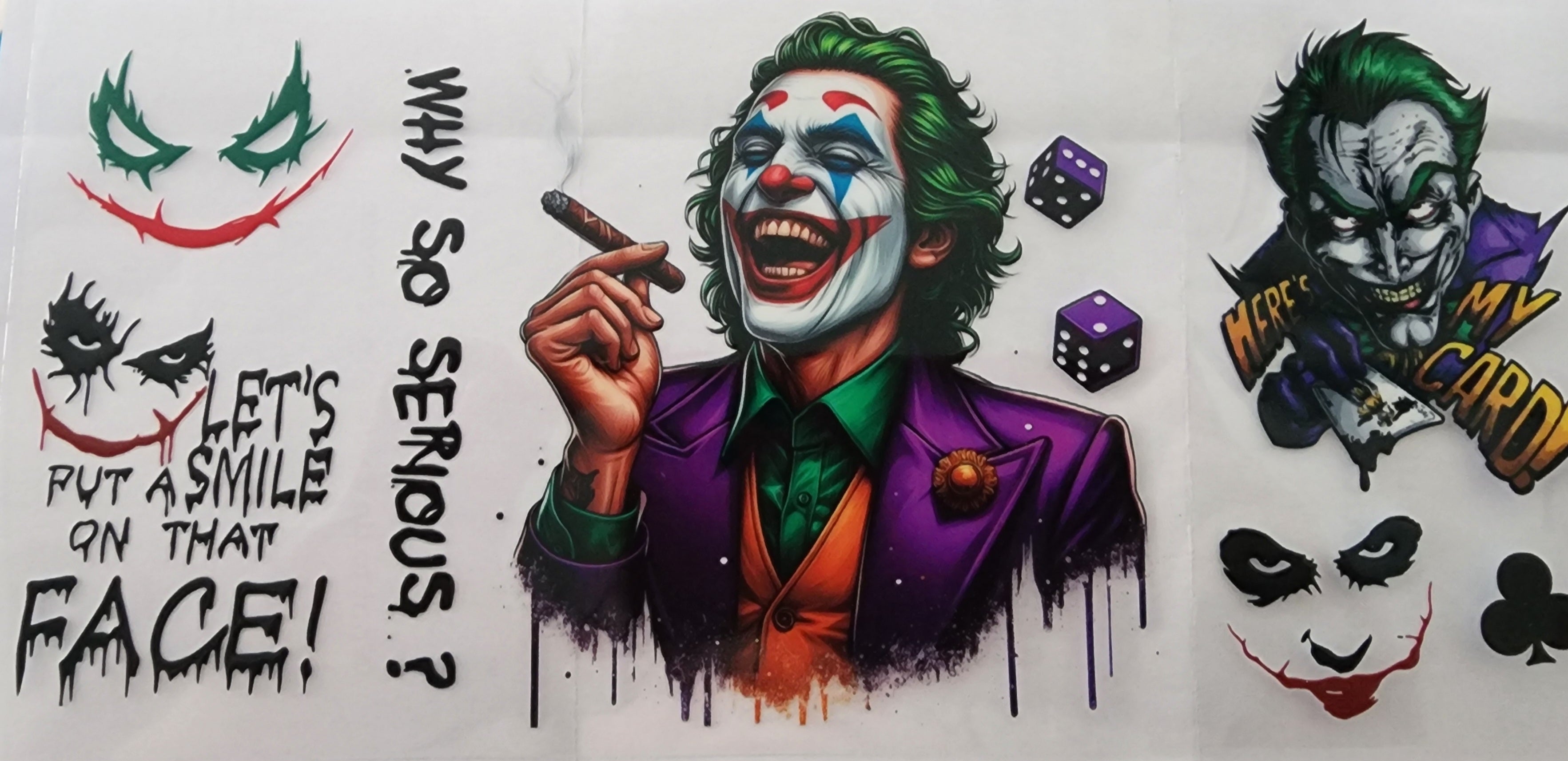 291-Joker Decal – Divine Customs